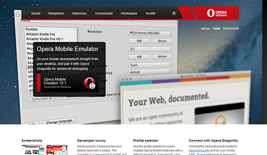 Opera Mobile Emulator - Alsacreations